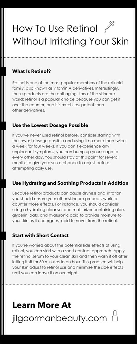 How To Use Retinol Without Irritating Your Skin Jil Goorman Beauty