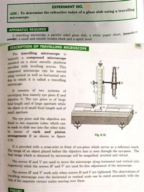 Travelling Microscope Experiment Pdf Optics Electromagnetic Radiation