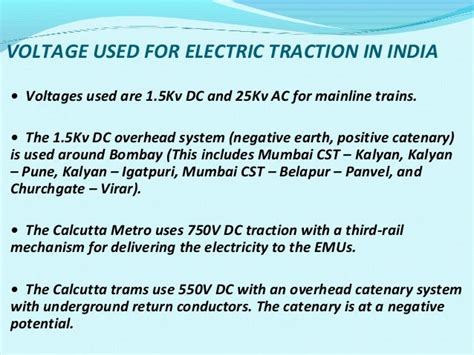 Distribution Of Power Supply In Indian Railway