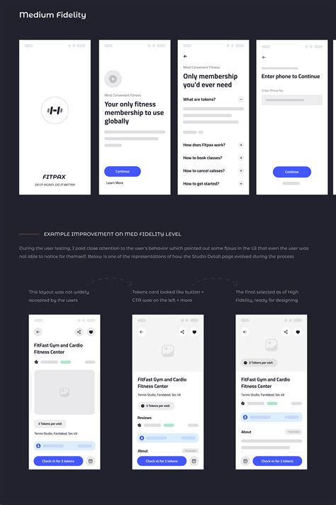 UI UX Case Study For Fitness App Behance