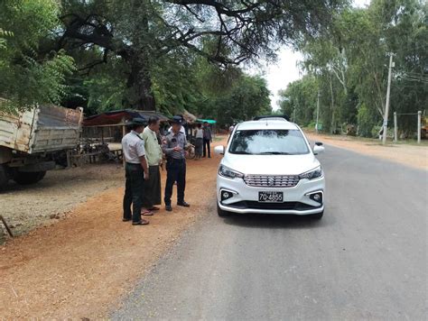 စလင်းမြို့နယ်တွင် တရားမဝင်တင်ဆောင်လာသော ကုန်ပစ္စည်းများမရှိစေရေး အရှိန