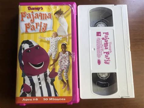 BARNEYS PAJAMA PARTY VHS 2001 15 52 PicClick CA