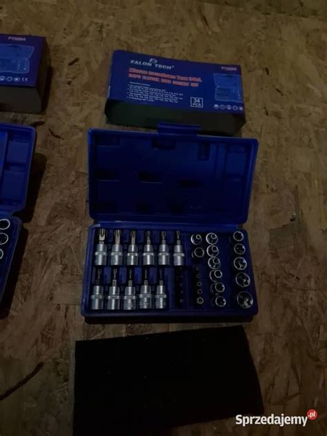 KLUCZE NASADOWE NASADKI BITY TORX 3 8 ZESTAW 34 EL Głogowa Sprzedajemy pl