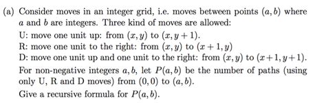 solved a consider moves in an integer grid i e moves