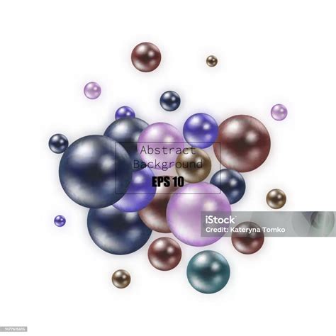노란색 배경에 많은 빛나는 색 구체가 날아갑니다 3d 렌더링 그림입니다 10회 0명에 대한 스톡 벡터 아트 및 기타 이미지 0명 1위 3차원 형태 Istock