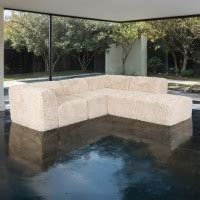Furniture Of America Nappi L Sectional Compressed Foam