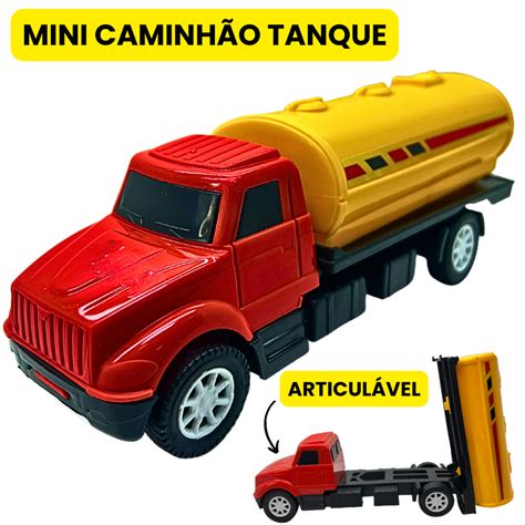 Caminhão Tanque Mini Brinquedo Infantil Presente Carrinhos Carreta Diverplas Shopee Brasil