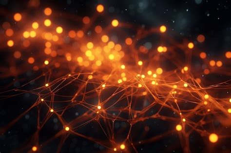 Premium Photo Neural Network Visualization With Glowing Nodes An 00082 01
