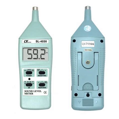 30 To 130 Db Lcd Lutron Sl 4030 Sound Level Meter Accuracy 10 Db At