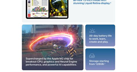 Apple IPad Air 11 Inch M2 Liquid Retina Display 128GB Landscape 12MP Front Camera 12MP Back