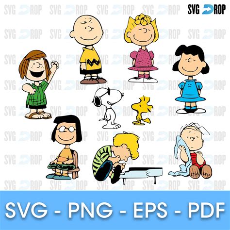 Snoopy Peanuts Bundle Svg Svg Drop
