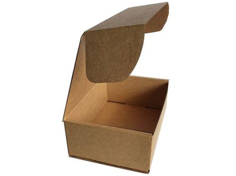 Kraft Die Cut Locking Lid Box 100x75x37mm Shardlows The Packaging