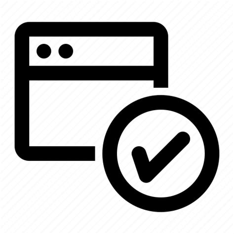 Approve Web Check Content Page Icon Download On Iconfinder