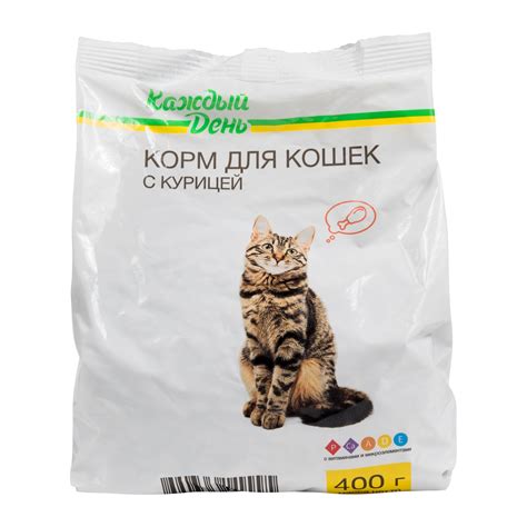 Полнорационный сухой корм для кошек, с курицей, «Каждый день» | Товары ...