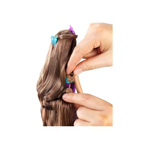 Muñeca Endless Hair Kingdom Longest Locks Púrpura Barbie Mattel Fidalga