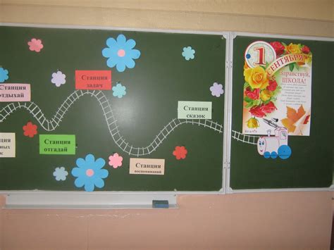 Украсить доску на 1 сентября своими руками Оформление доски к 1 сентября 🚩 своими руками для