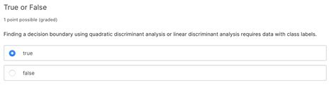 True Or False Point Possible Graded Finding Studyx