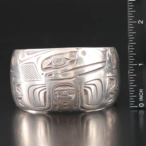 Barry Herem Sterling Cuff Bracelet Ebth