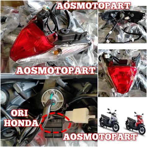 Jual Lampu Stop Lampu Belakang Beat New LED Dan Beat Street New LED Original HONDA Tahun