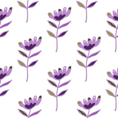 Download Cute Lavender Pattern Wallpaper