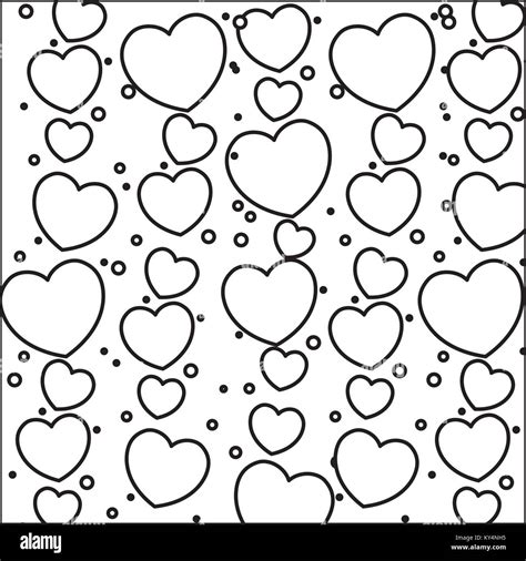 Hearts Pattern Background Stock Vector Image And Art Alamy