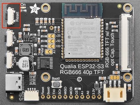 Circuitpython Adafruit Qualia Esp32 S3 For Rgb 666 Displays