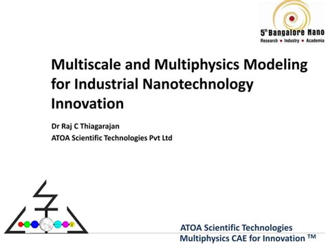 multiscale and multiphysics modeling for industrial nanotechnology