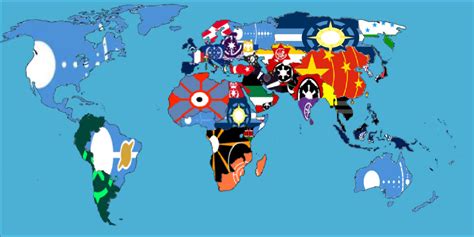 World Flag Map In The Year 4023 By Thesantiagospartan On Deviantart