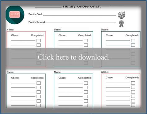 Make Your Own Chore Chart Minga