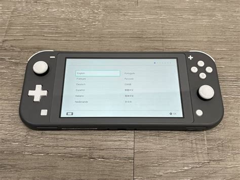 Yahooオークション Switch ニンテンドースイッチ ライト グレー 動