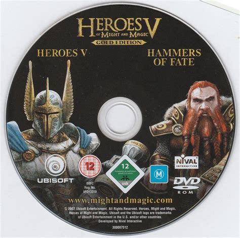 Heroes of Might and Magic V: Gold Edition cover or packaging material ...