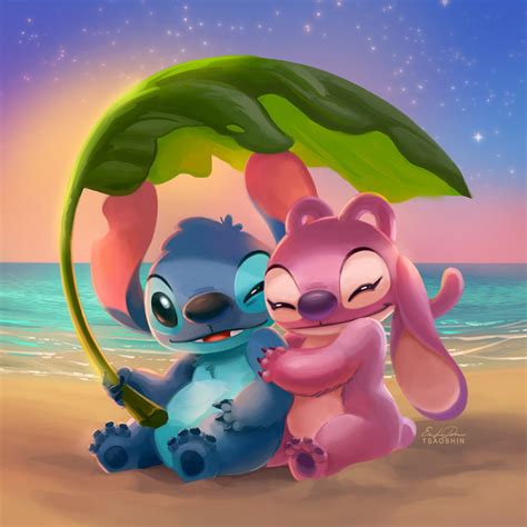 Stitch And Angel By Eric Proctor Tsaoshin Rimaginaryaww