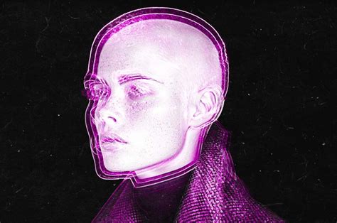 Download Vivid Glitch Contour Photo Effect