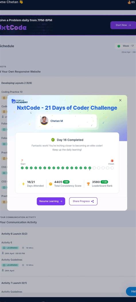 Chetan M On Linkedin 👉 Completed My 16th Day Of My 21daysofcodechallenge💻 What I Learned