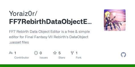 Github Yoraiz0r Ff7rebirthdataobjecteditor Ff7 Rebirth Data Object Editor Is A Free And Simple