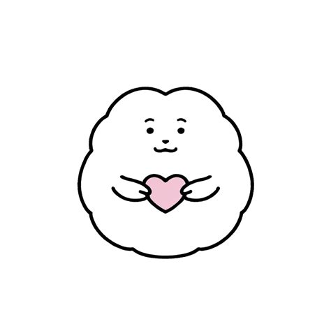 ハートを持つキャラクター 無料で商用可の背景透過フリーイラスト｜いらすとさん。