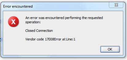 Oracle Database Error ORA Closed Connection Stack Overflow