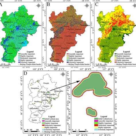 spatial patterns of ecological sources spatial patterns of the a