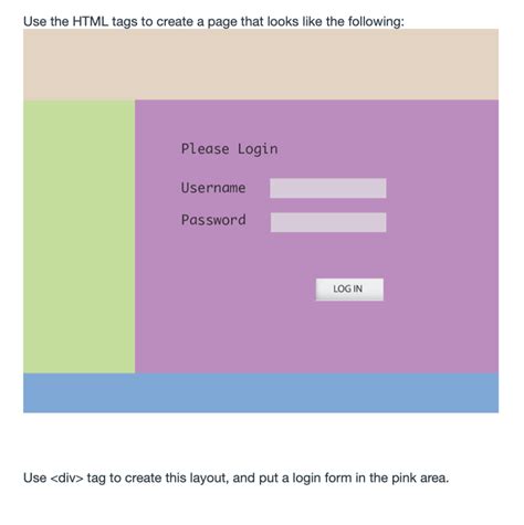 Solved Use The HTML Tags To Create A Page That Looks Like Chegg
