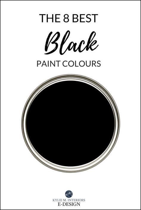The 8 Best Black Paint Colours Benjamin Moore And Sherwin Williams In