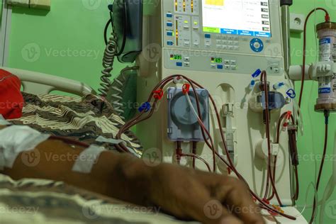 Dialysis Machine Dialysis System Hemodialysis In Patient At Hospital