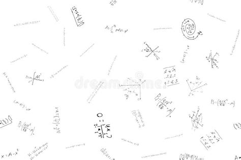 Mathematical Physical Algebraic Formulas And Expressions The Scientific Vector Background Is