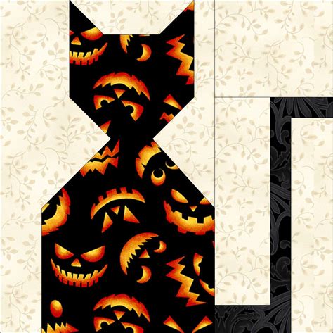 Free Quilt Patterns For Halloween Decor Pieced Brain