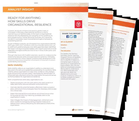 How Skills Drive Organizational Resilience Fuel50