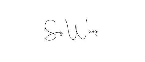 83 Sy Wang Name Signature Style Ideas Latest Online Signature