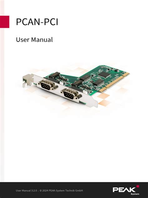 Pcan Pci Userman Eng Pdf Device Driver Operating System