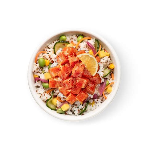 Salmon Poke Bowl Konscious Foods
