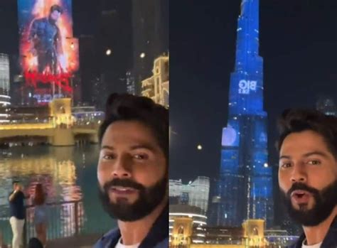 Bhediya Trailer In Burj Khalifa Varun Dhawan Shared The Video The