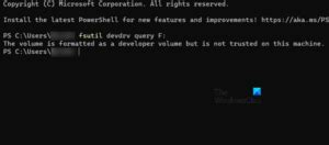 How To Set Dev Drive As Trusted Or Untrusted On Windows 11