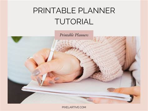 Printable Planners Tutorial Sizes Benefits And Uses